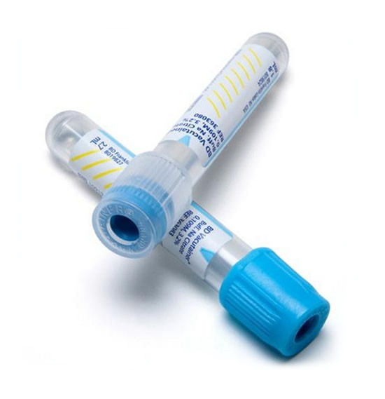 BD Vacutainer Plus Citrate Tube, Plastic, 1.8ml, Light Blue BD Hemogard ...