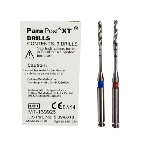 Coltene ParaPost XT Drills Three-Fluted, 3/pkg - Valuemed Professional ...