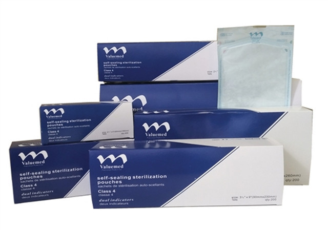 Valuemed Professional Class 4 Sterilization Pouches 200/box