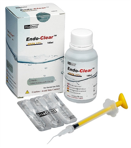 DiaDent Endo-Clear Set: Contains: 100 ml Endo-Clear Solution, 1 syringe ...
