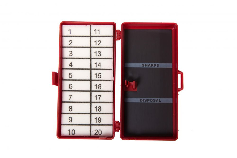 Needle Counter 20 Count, Magnet, Sterile, 16/box, 4 box/case