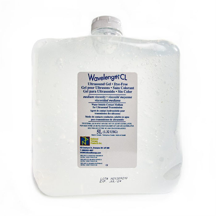 Wavelength CL Ultrasound Gel Clear 5L Unipack - Valuemed Professional ...