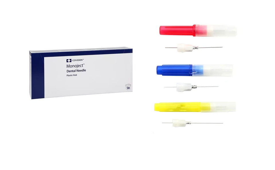 Monoject Dental Needles - Plastic Hub, 100/box - Valuemed Professional ...