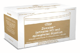 Septodont Septanest SP Gold Articaine HCI 4% with 1:100,000 epinephrine ...