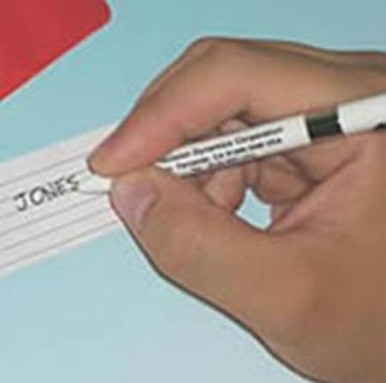 Waterproof Label Pens, 10/box