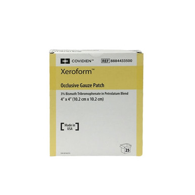 Xeroform Occlusive Petrolatum Gauze Dressing 4"x4" 25/box - Valuemed ...