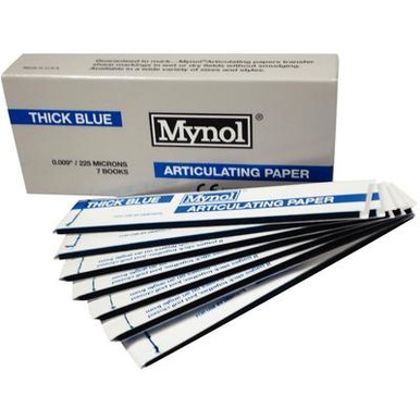 Mynol Articulating Paper X-Thin Blue 0.0025" 63 Microns 144/box ...