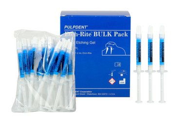 Pulpdent Etch Rite Gel 38% Bulk Pack 24 Syringes