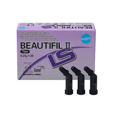 Shofu Beautifil II LS (Low Shrink) Composite Tips, 20 x 0.25g ...