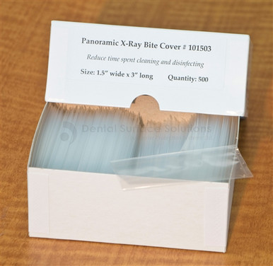 BPS Panoramic X-Ray Bite Block Cover 1.5 x 3"