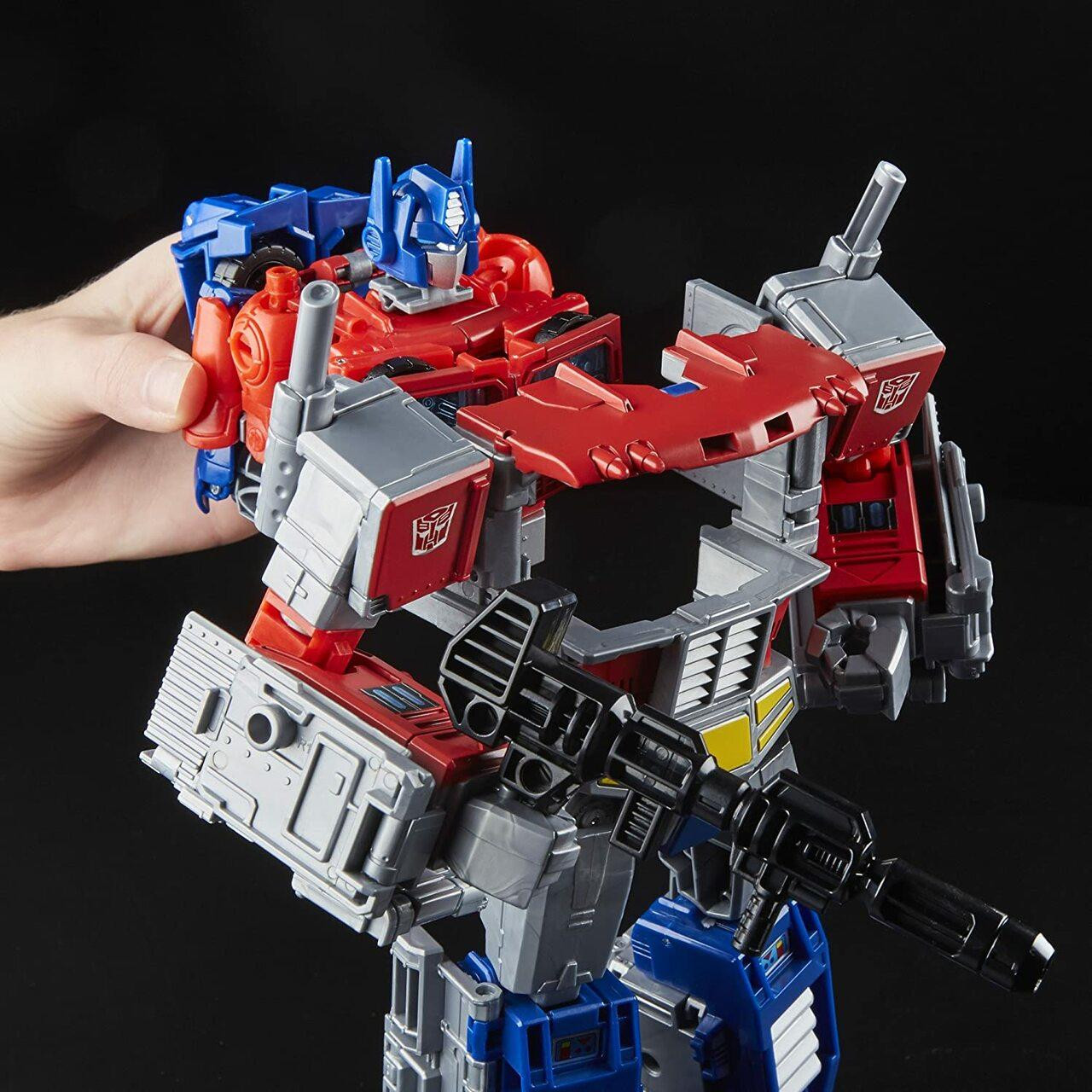 Transformers Generations PotP Leader Class Evolution Optimus Prime ...