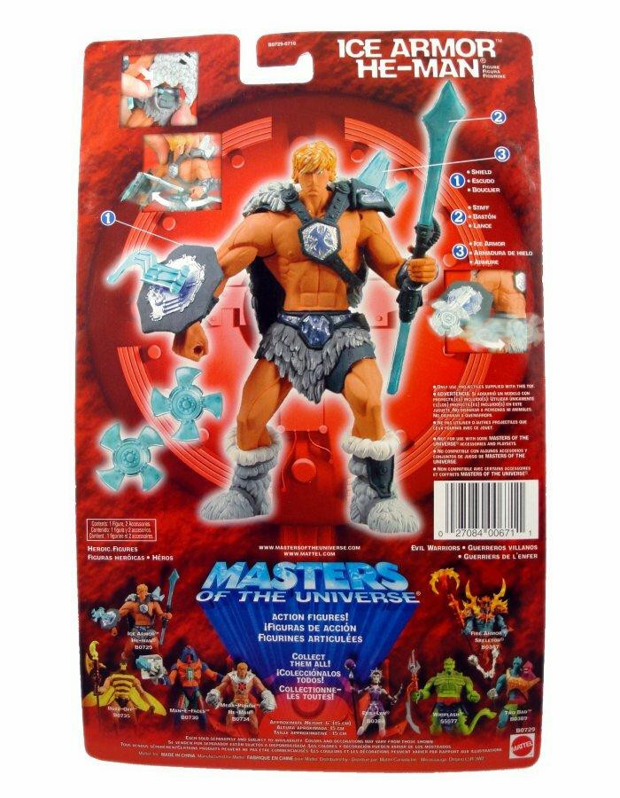 Masters of the Universe Ice Armor He-Man Action Figure 2003 Mattel ...
