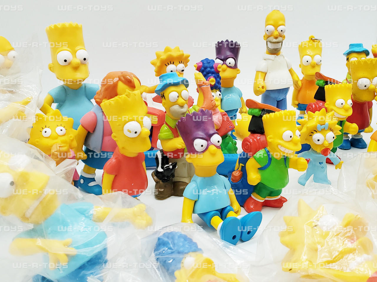 The Simpsons PVC Lot of 28 Figures Bart Homer Marge Nelson Lisa ...