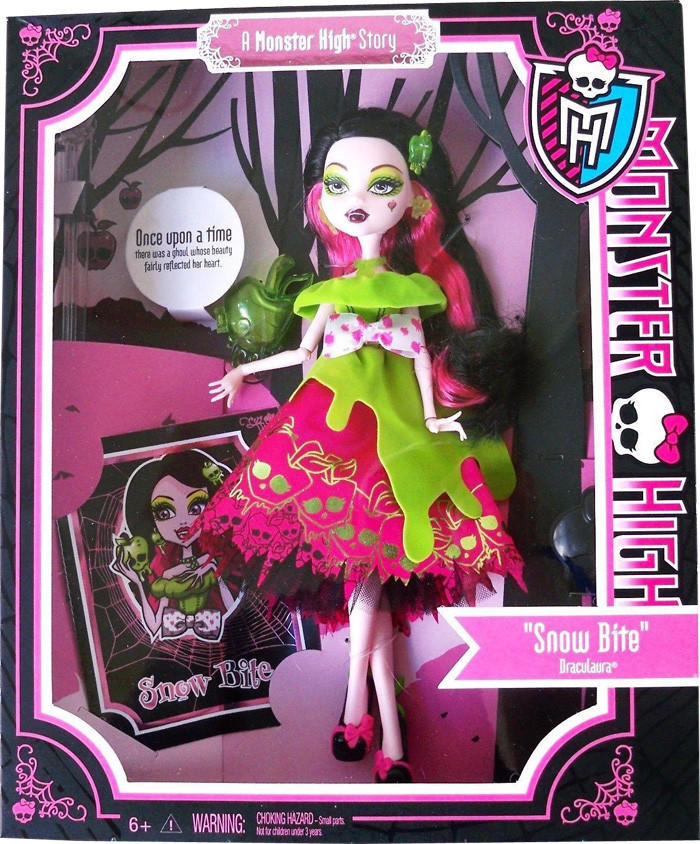 Monster High Scarily Ever After Draculaura as Snow Bite Doll 2012 ...