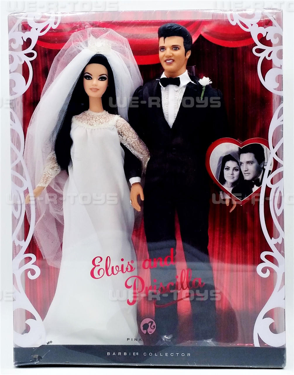 Barbie Elvis and Priscilla Dolls Gift Set 2008 Mattel Pink Label ...
