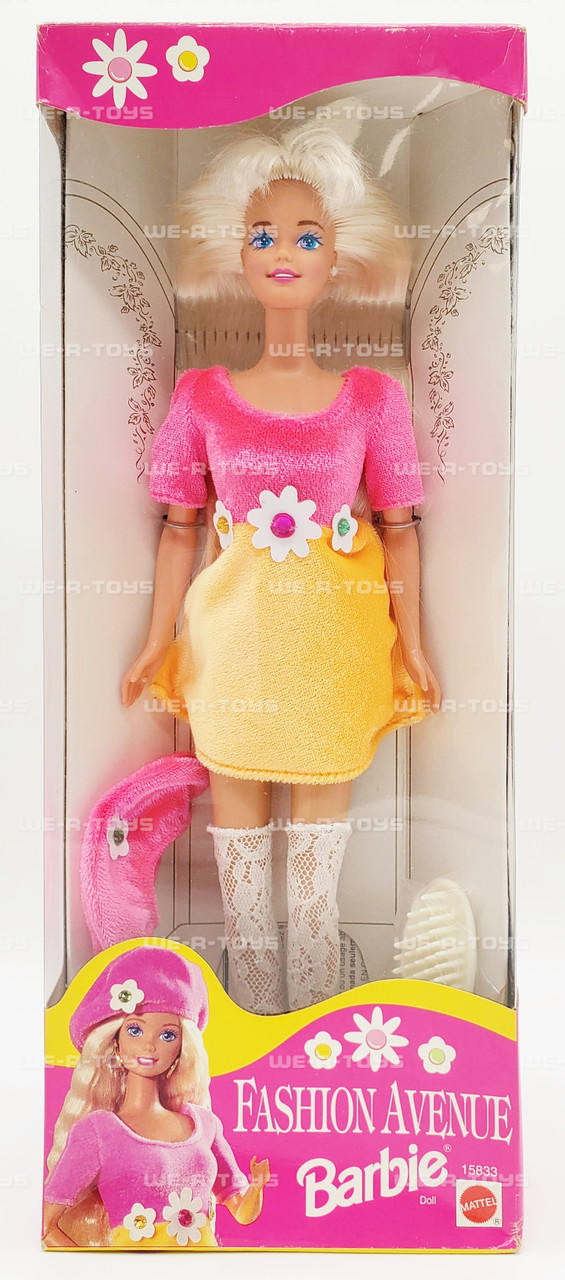 Barbie Fashion Avenue Platinum Blonde Doll 1995 Mattel No 15833 NRFB ...