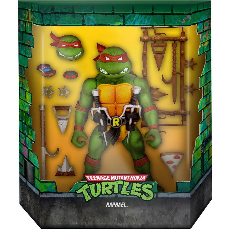 Teenage Mutant Ninja Turtles Ultimate Raphael 7" Action Figure Wave 2 ...