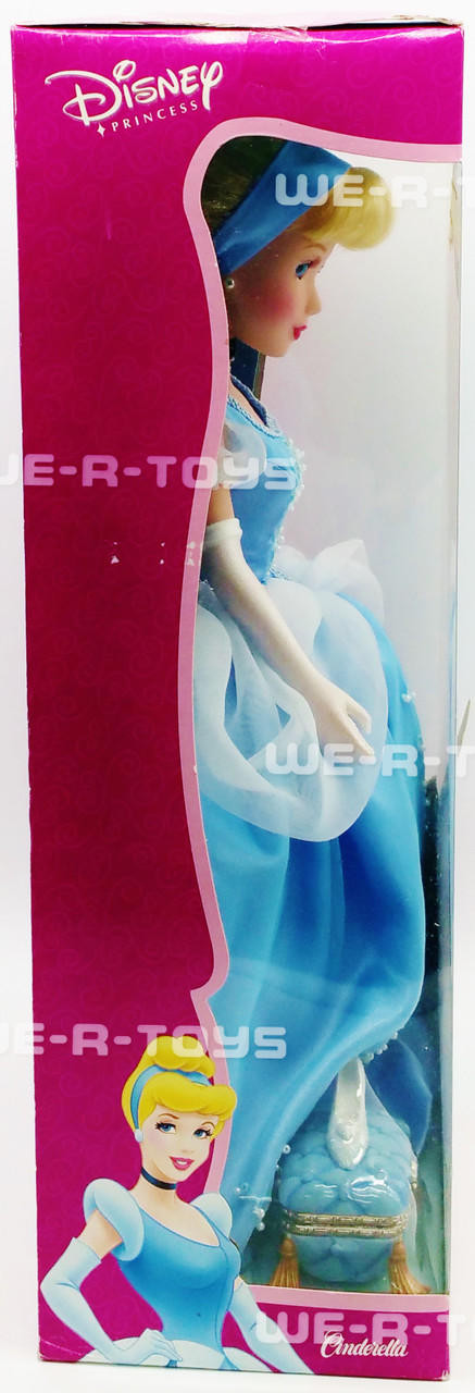 Disney's Cinderella Porcelain Keepsake Doll Brass Key 2002 NEW - We-R-Toys