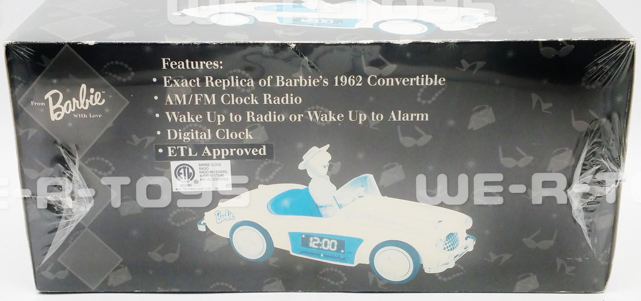 Barbie From Barbie With Love Replica1962 Convertible Clock Radio ...
