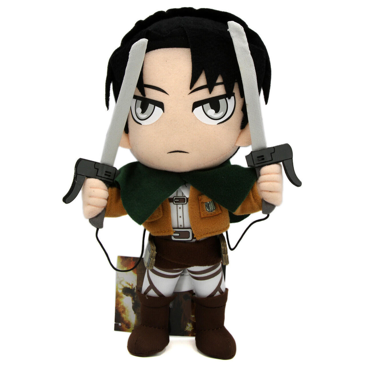 Attack on Titan 9" Levi Ackerman Plush Funimation Great Eastern ...