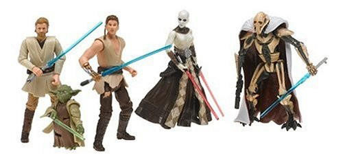 Star Wars Battle Pack Jedi vs. Sith Action Figure Set 2005 Hasbro 85663 ...