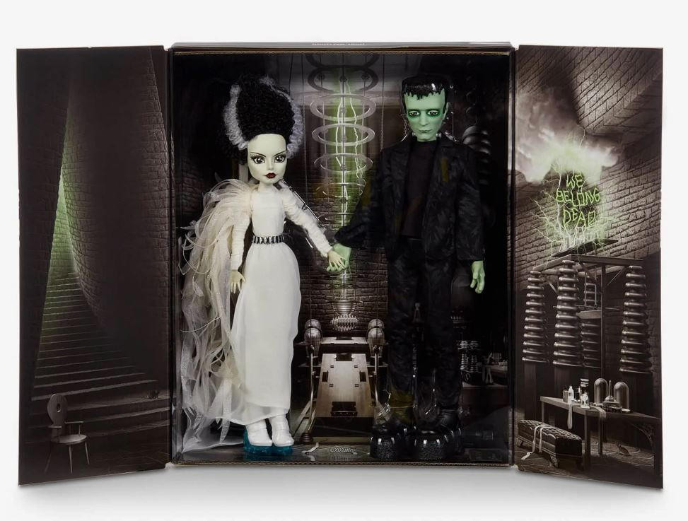 Monster High Frankenstein & Bride of Frankenstein Skullector Doll Set ...