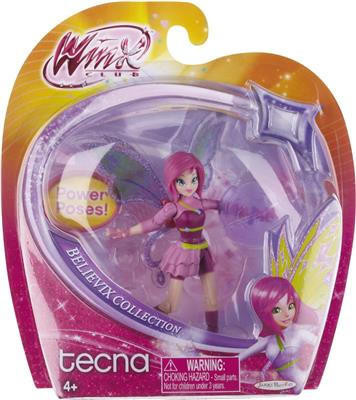 Winx Club 3.75" Believix Collection Tecna with Power Poses Jakks ...