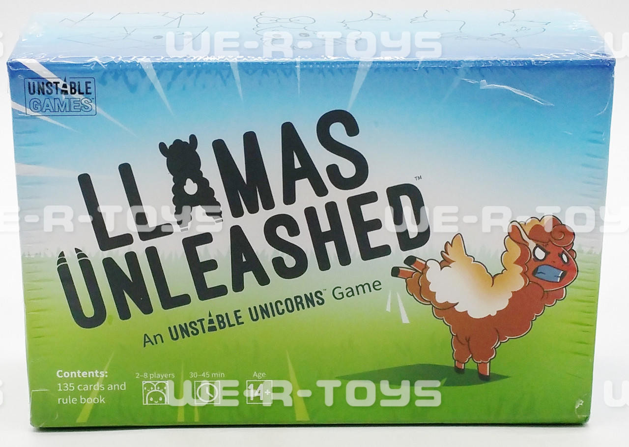Unstable Games Llamas Unleashed An Unstable Unicorns Game 2019 NEW - We ...