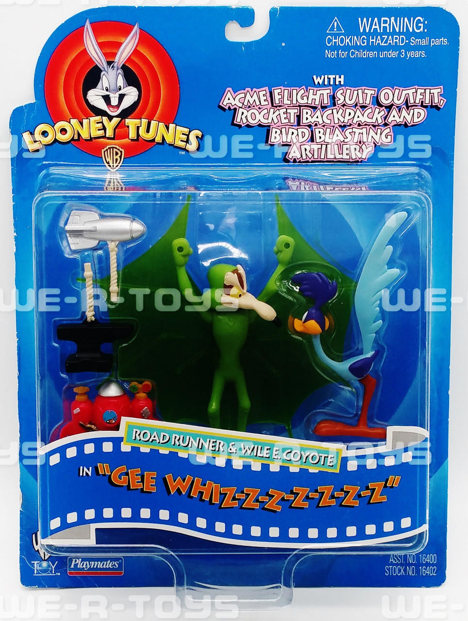 Looney Tunes Road Runner & Wile E. Coyote Action Figures Playmates 1997 ...