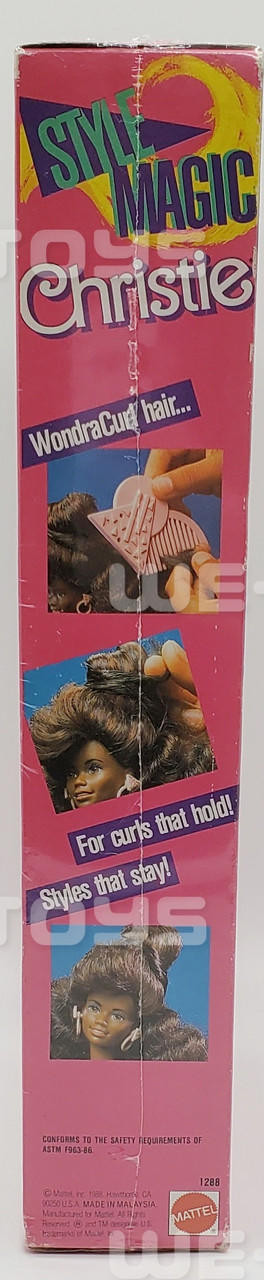 Barbie Style Magic Christie Doll Mattel 1988 No. 1280 NRFB - We-R-Toys