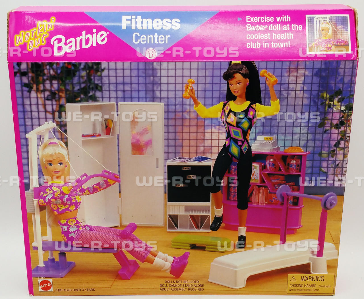 Barbie Fitness Center Playset Mattel 1997 No. 67657 NRFB - We-R-Toys