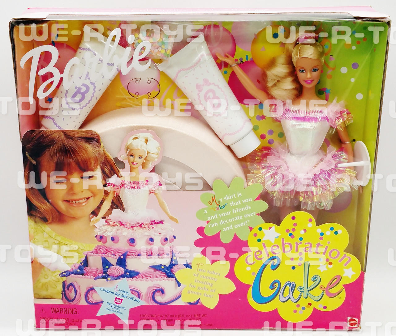 Barbie Celebration Cake Doll with Cake Skirt 1999 Mattel No. 22902 NEW ...