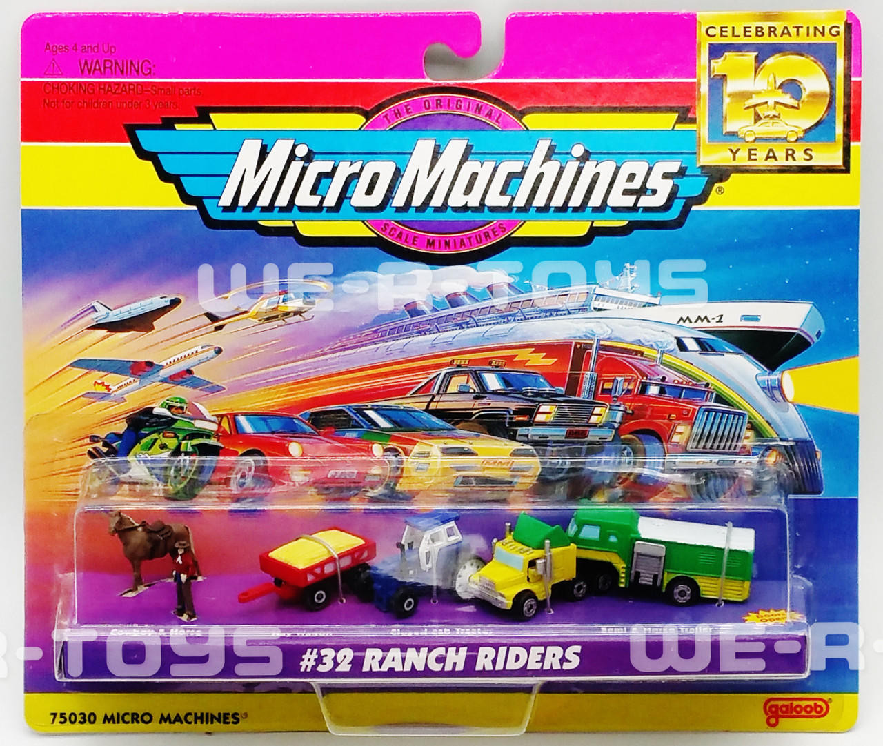 Micro Machines 10th Anniversary #32 Ranch Riders Vehicles Galoob 1996 ...