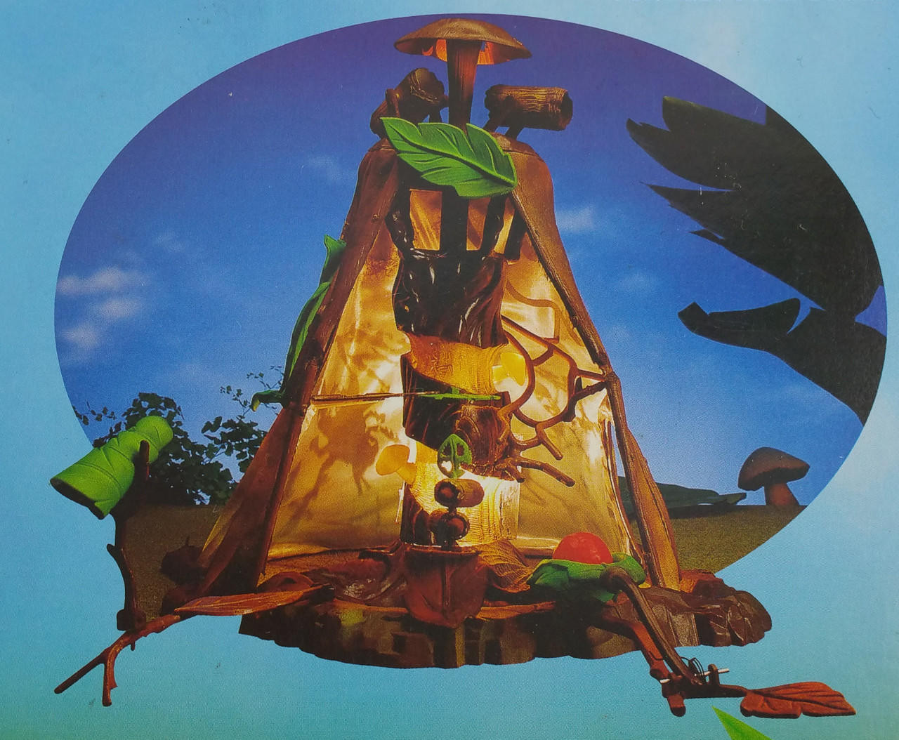 Disney's Pixar A Bug's Life Giant Light-Up Anthill Playset Mattel 1998 ...