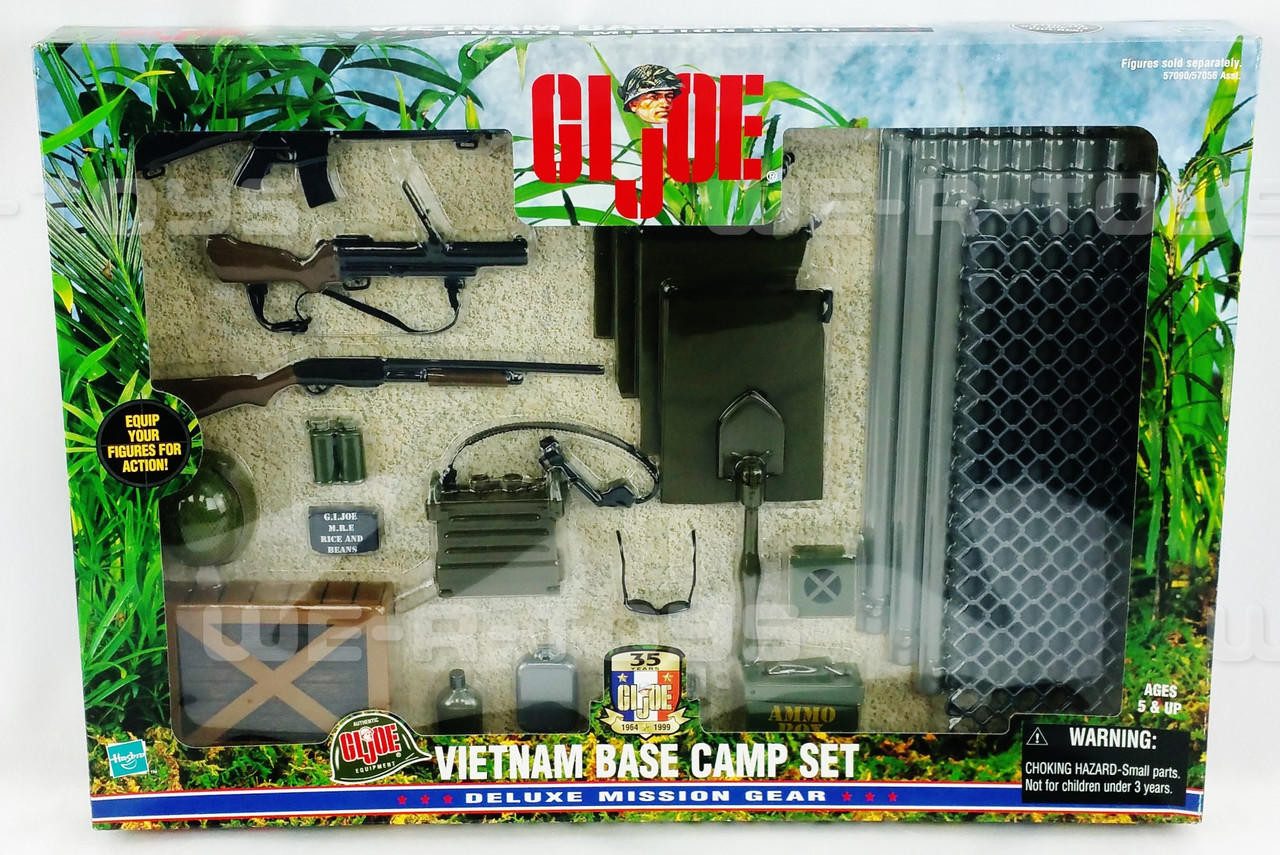 G.I. Joe Classic Collection Vietnam Base Camp Set Deluxe Mission Gear ...