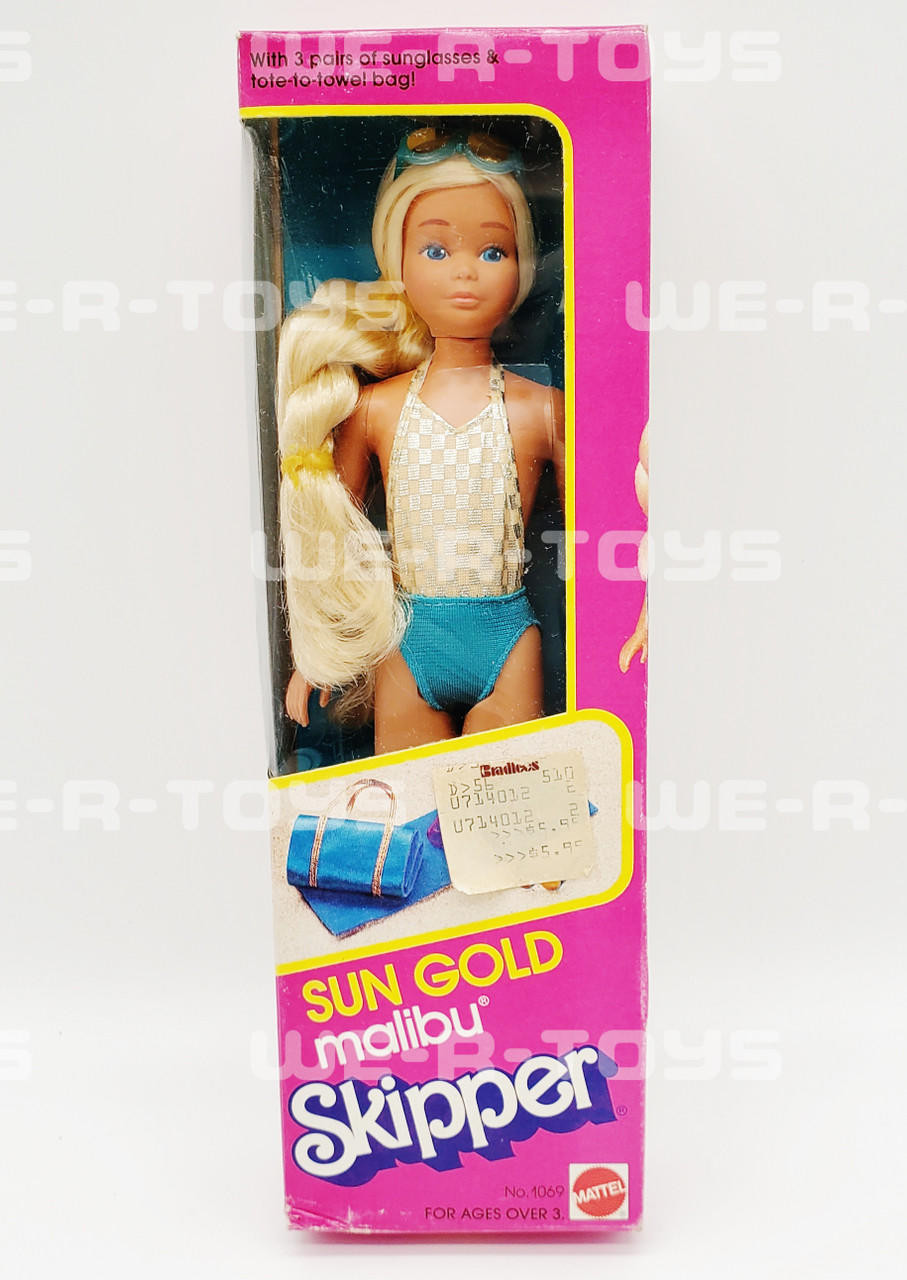 Barbie Sun Gold Malibu Skipper Mattel 1983 No. 1069 NEW - We-R-Toys