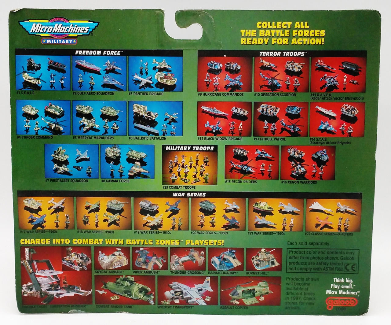 Micro Machines 10th Anniversary Terror Troops #14 S.T.A.B. Vehicles ...