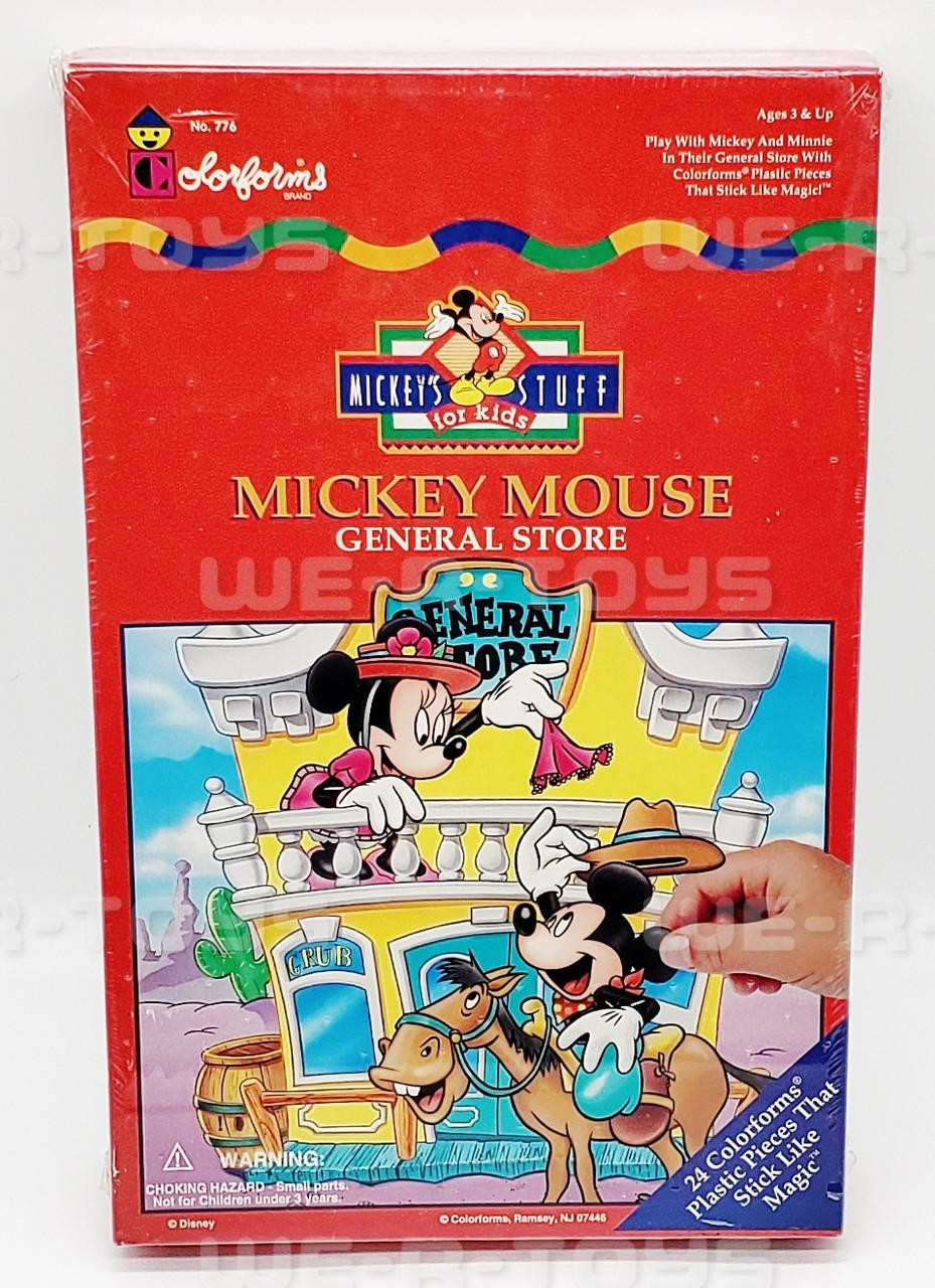 Disney Mickey Mouse General Store Playset Colorforms #776 NEW - We-R-Toys