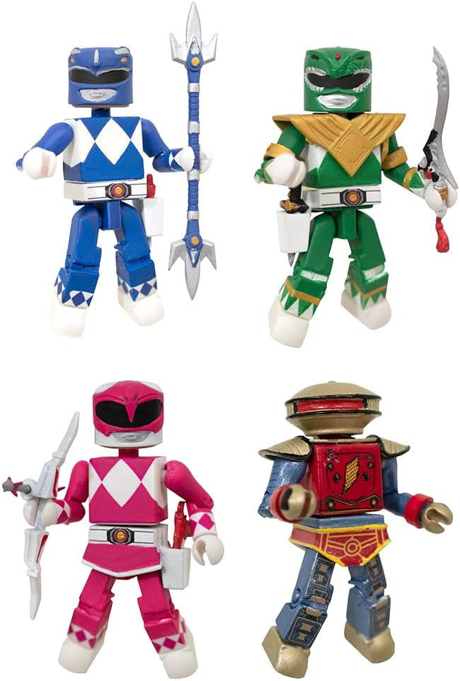Mighty Morphin Power Rangers Series 1 Minimates Action Figure Set ...