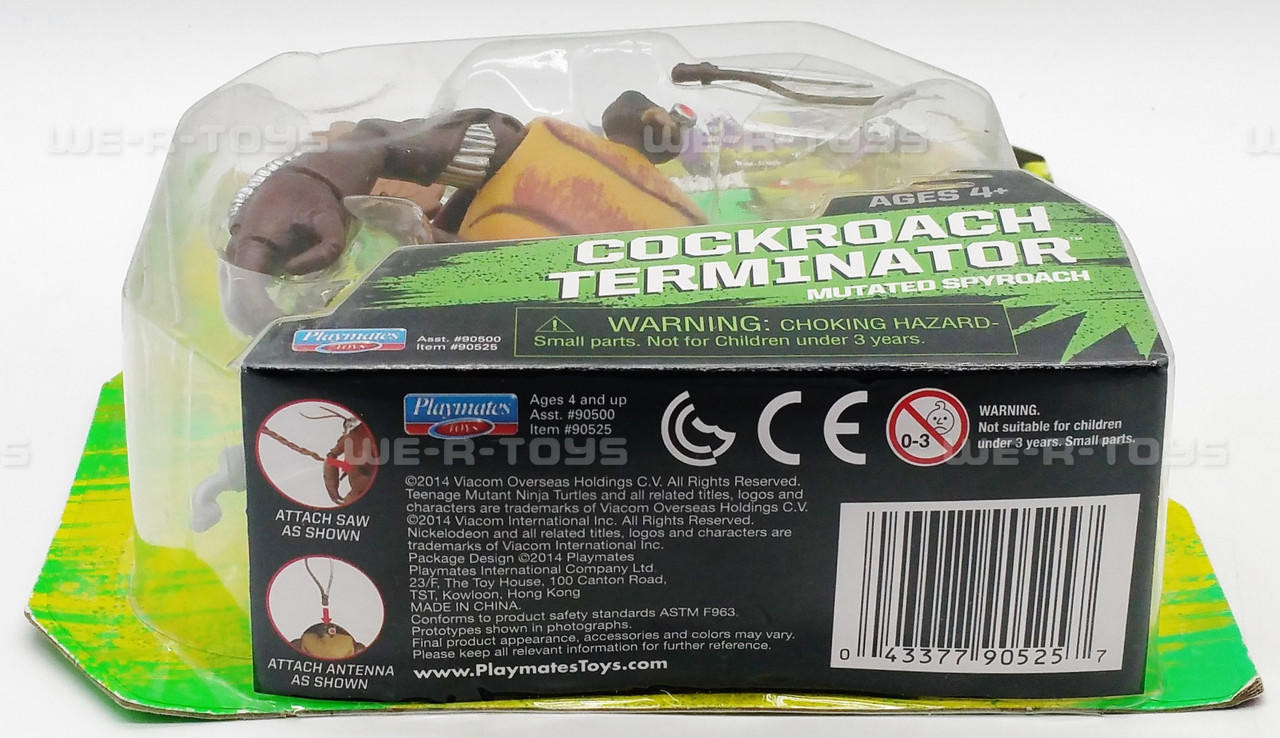 Nickelodeon Teenage Mutant Ninja Turtles Cockroach Terminator Figure ...
