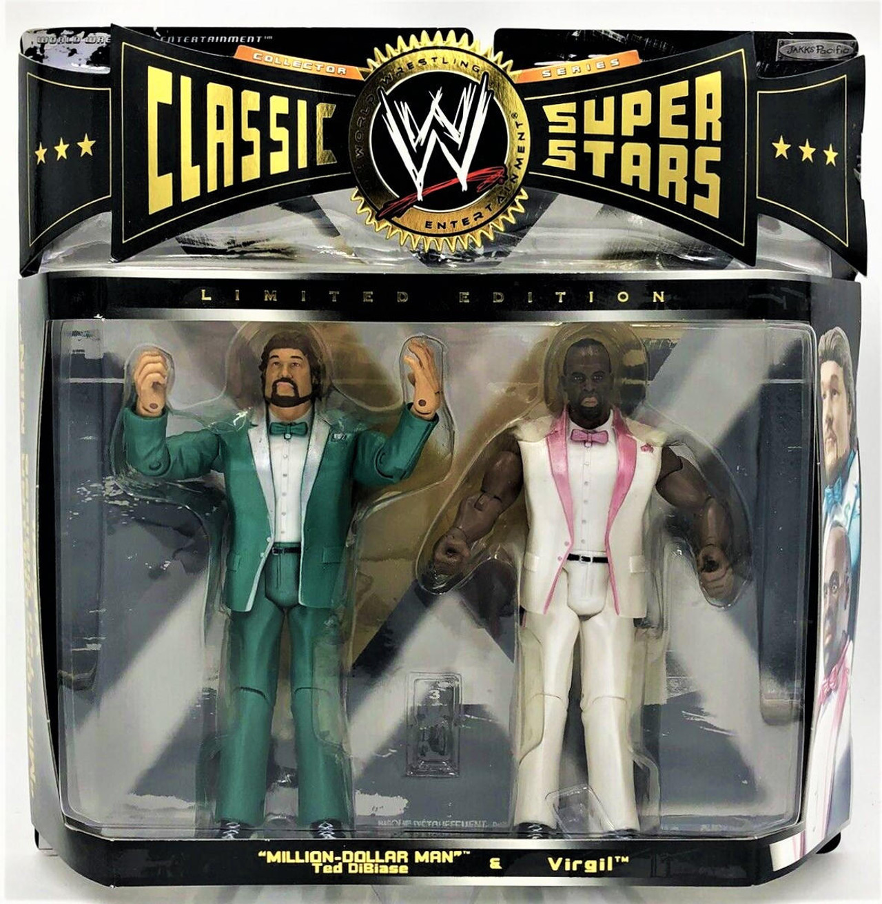 WWE Classic SuperStars Million-Dollar Man Ted DiBiase & Virgil Figure 2-Pack - We-R-Toys