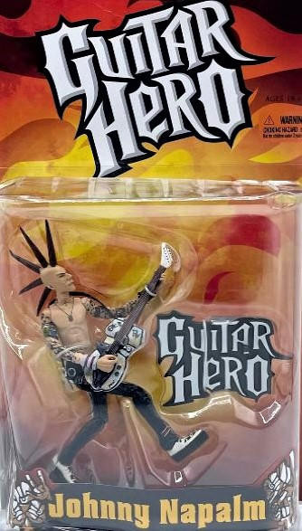 Guitar Hero Johnny Napalm Action Figure 2007 McFarlane Toys - We-R-Toys