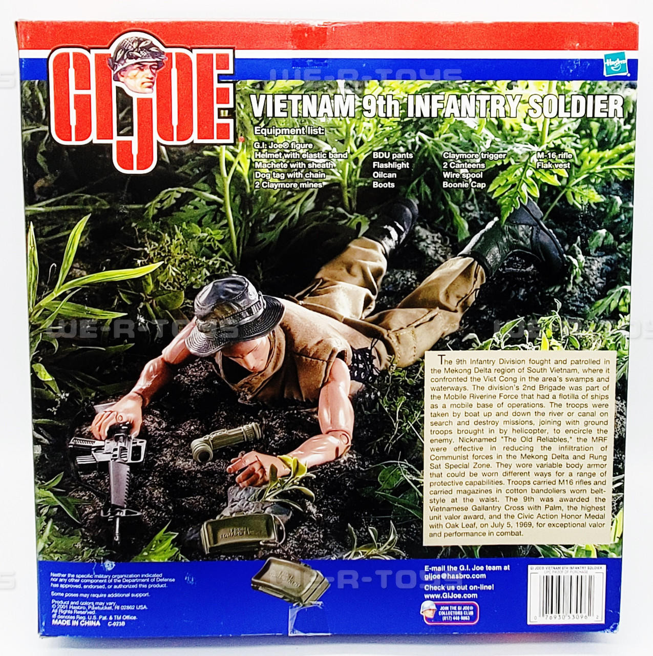 GI Joe Vietnam 9th Infantry Soldier Action Figure Hasbro 2001 NEW - We ...