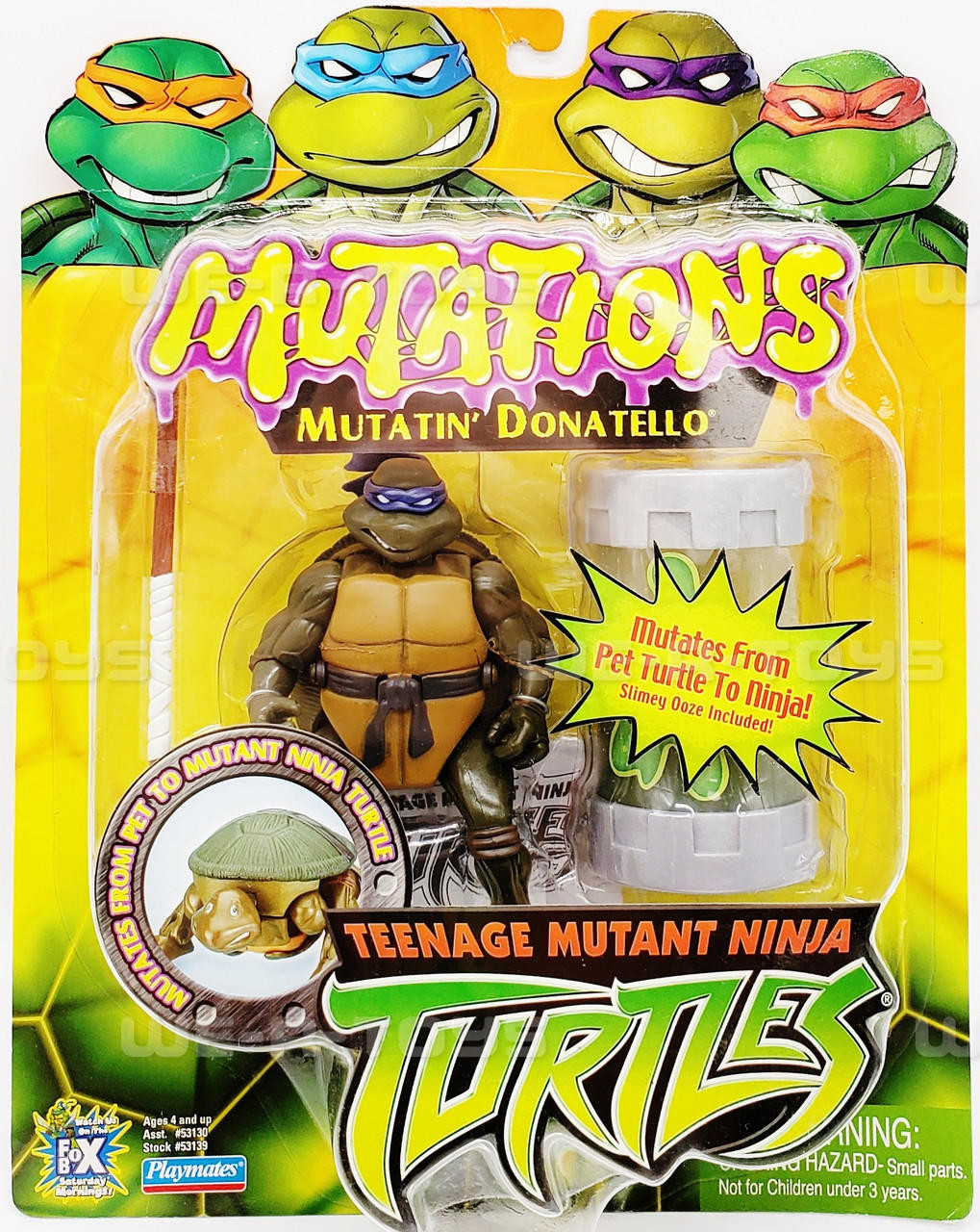 TMNT Mutations Series Mutatin' Donatello Figure Playmates #53139 NEW ...