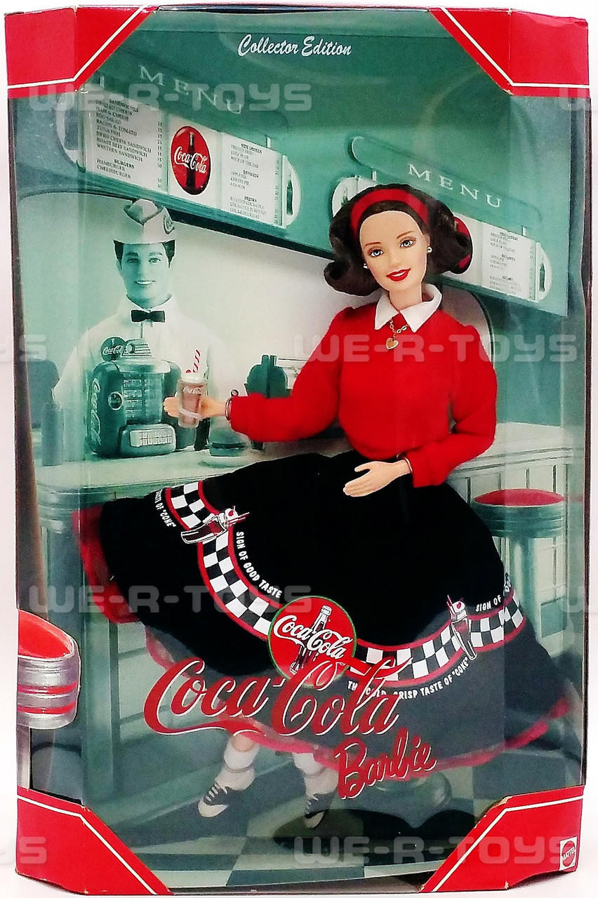 Coca-Cola 50s Diner Collector Edition Barbie Doll 1999 Mattel #24637 ...