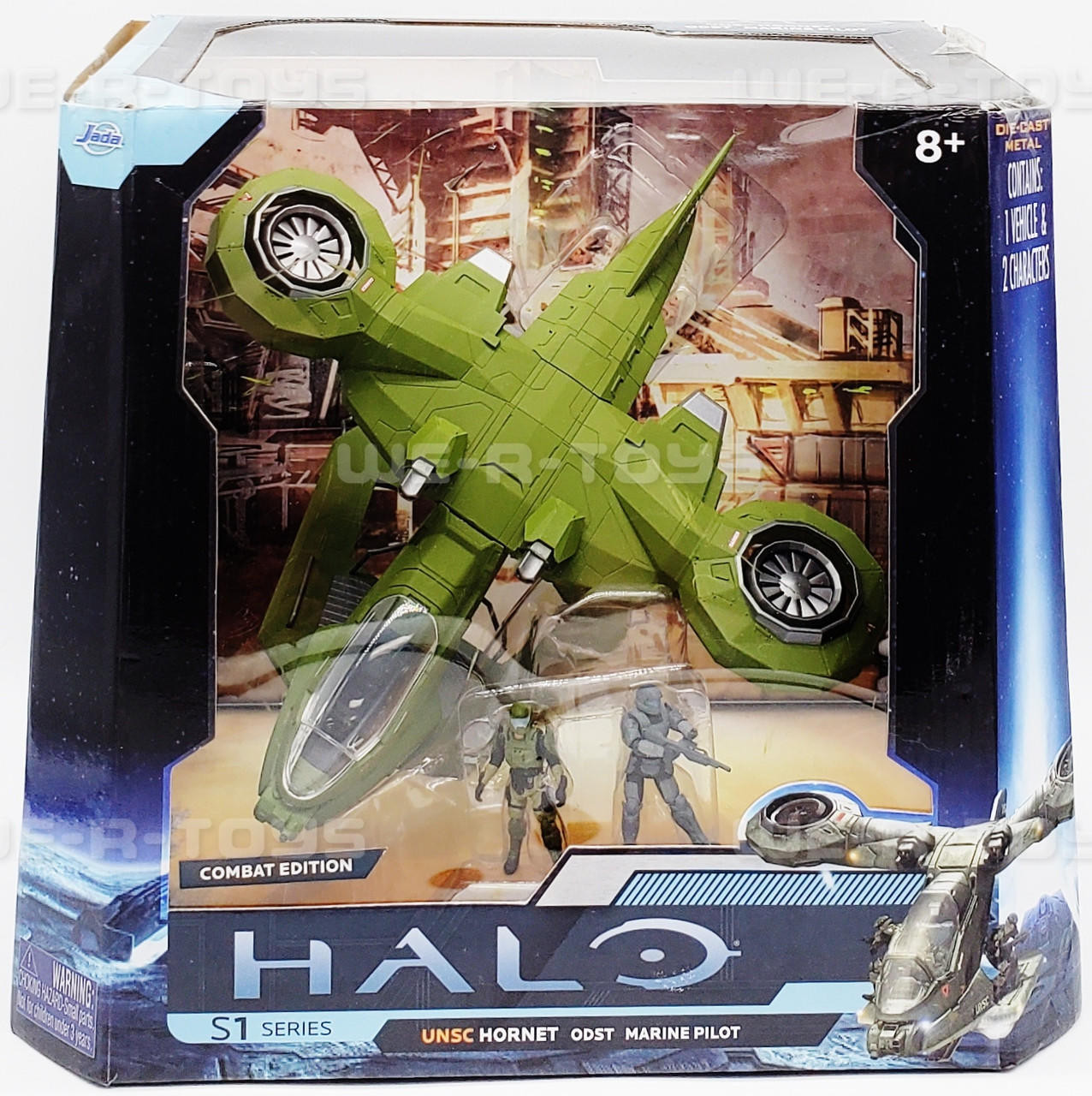 Halo S1 Series UNSC Hornet Combat Edition with ODST and Marine Pilot ...