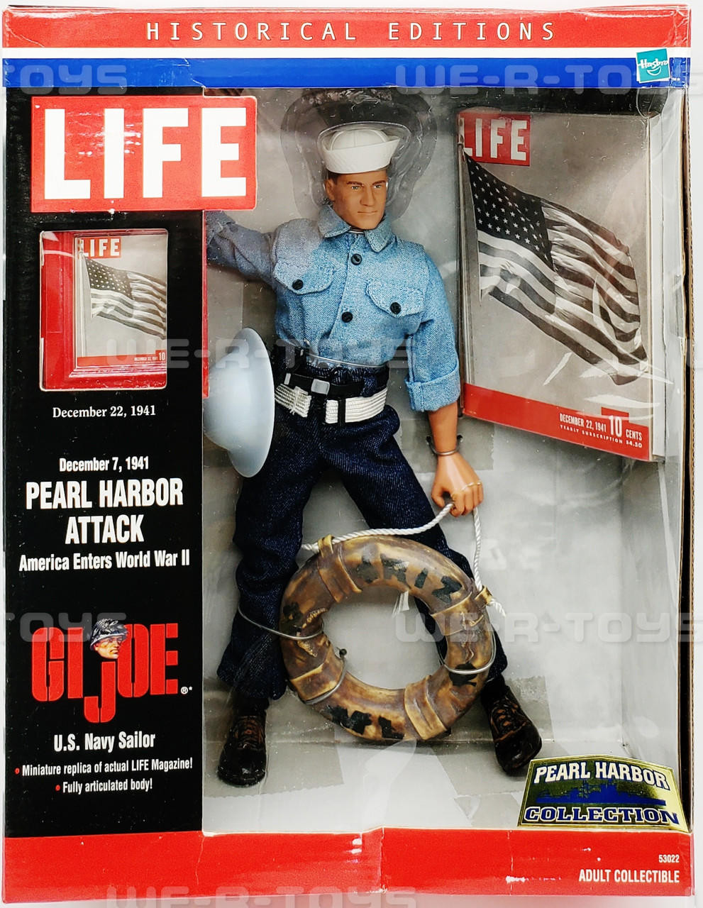 GI Joe Historical Editions US Navy Sailor Action Figure Pearl Harbor ...