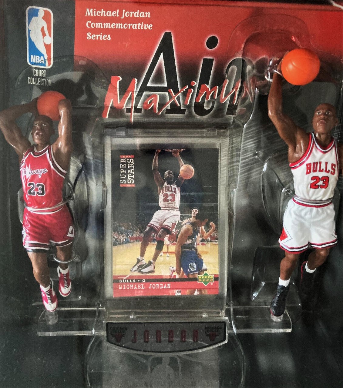 NBA Air Maximum Michael Jordan Showcase 2-Figure Box Set 1999 Mattel ...