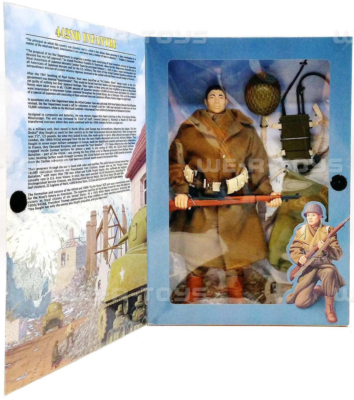 12" GI Joe WWII 442nd Infantry Japanese-American Nisei Soldier Action ...