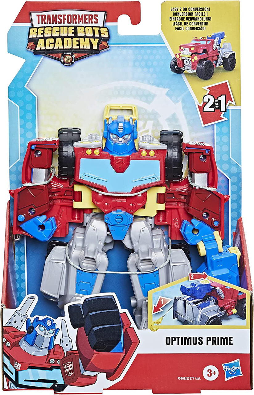 Transformers Rescue Bots Academy Off Road Optimus Prime 4.5" Action ...